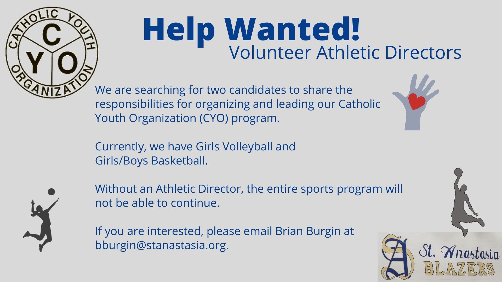 Catholic Youth Organization (CYO) – St. Anastasia